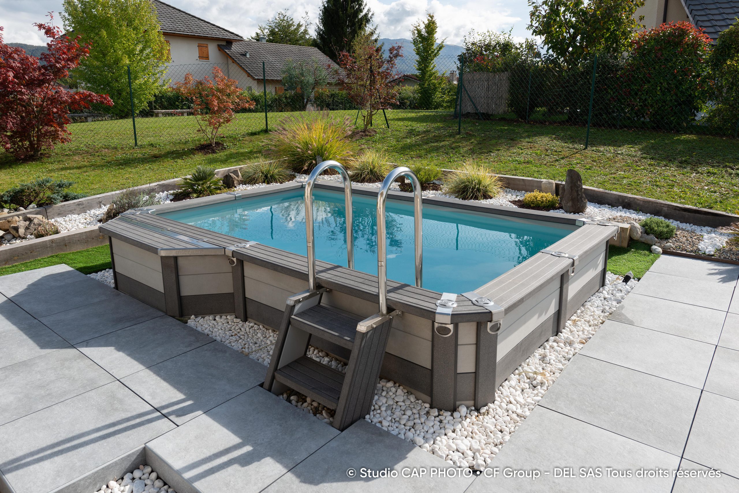 Azteck carrée 3x3m hors-sol - Les Bonnes Affaires Piscines