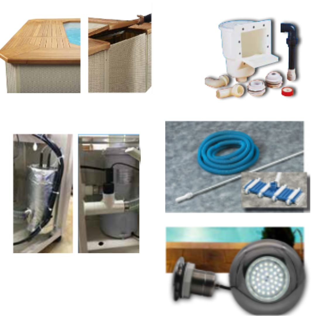 Piscine hors-sol Dream 400 New Plast (3 x 1,8m) - Les Bonnes Affaires Piscines